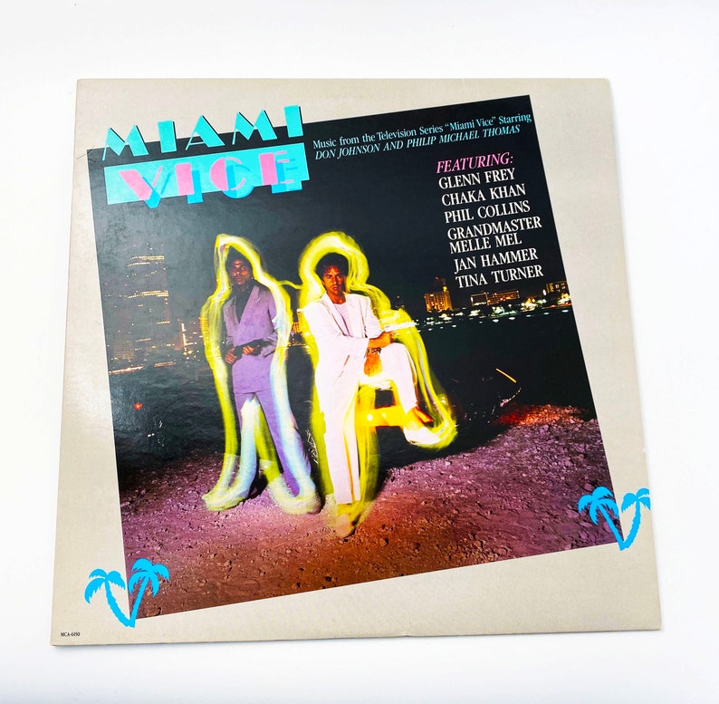 Vintage Miami Vice TV Show Soundtrack LP Record Vinyl 12 - Etsy