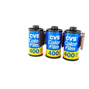 3 Rolls 400 24 Exposures CVS Color 35mm Film Print Camera Expired Film ...