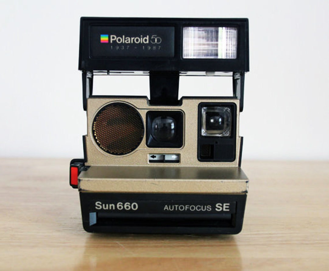 Polaroid Sun 660 50th Anniversary Edition AF SE Instant Film Camera - Etsy