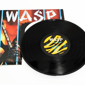 Vintage Original Wasp Inside the Electric Circus LP With Liner Record Album Vinyl 1986 Excellent ...