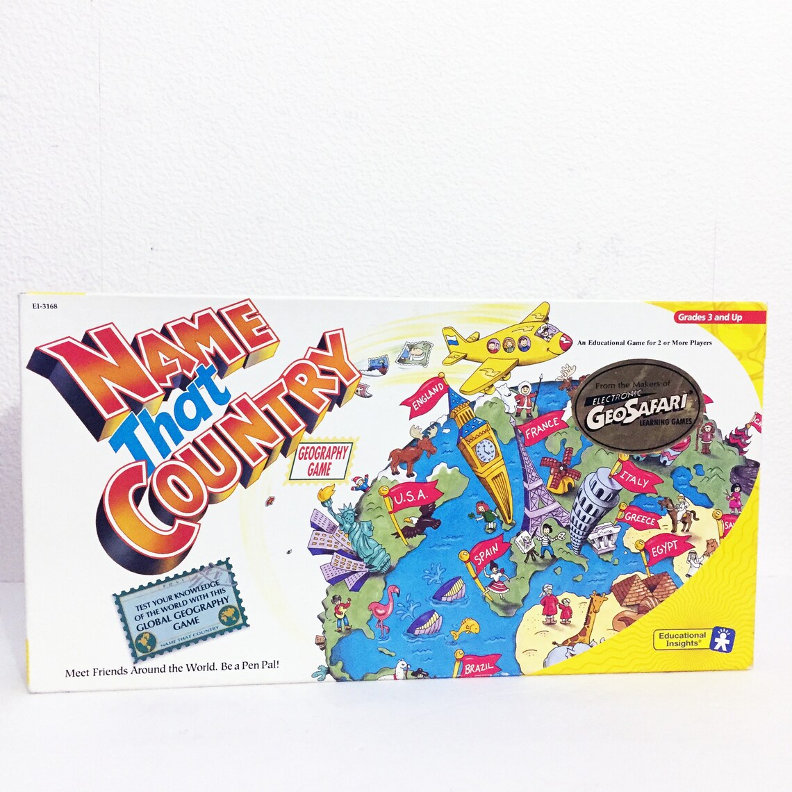 Vintage Name That Country Board Game Educational Learning Game - Etsy