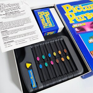 Vintage 1994 Picture Pursuit Board Game Parker Brothers Rare 100% ...