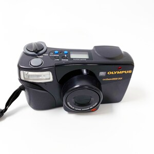 Vintage Olympus Zoom 2000 DLX 35mm Point Shoot Film Camera Tested Works ...