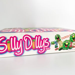 Vintage Silly Dillys Board Game Milton Bradley 1988 100% Complete 1980s ...