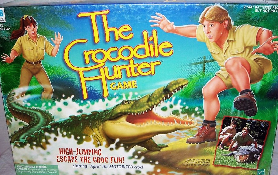 Vintage the Crocodile Hunter Board Game 100% Complete 1990s - Etsy