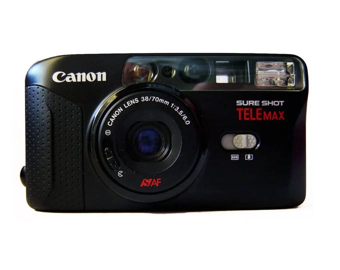 Canon Sure Shot Tele Max - Vintage Film - 35mm Point Shoot Camera - Etsy