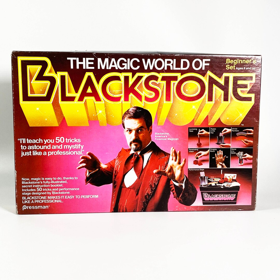 Vintage the Magic World of Blackstone Beginners Set 1983 Pressman 100% ...