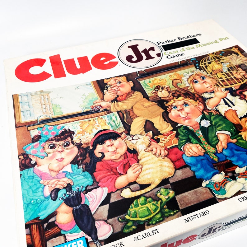 Vintage Clue Jr Case of the Missing Pet Mystery Detective | Etsy