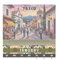 Editable Spanish Classroom Calendar Blue Cielito Lindo Theme Canva ...