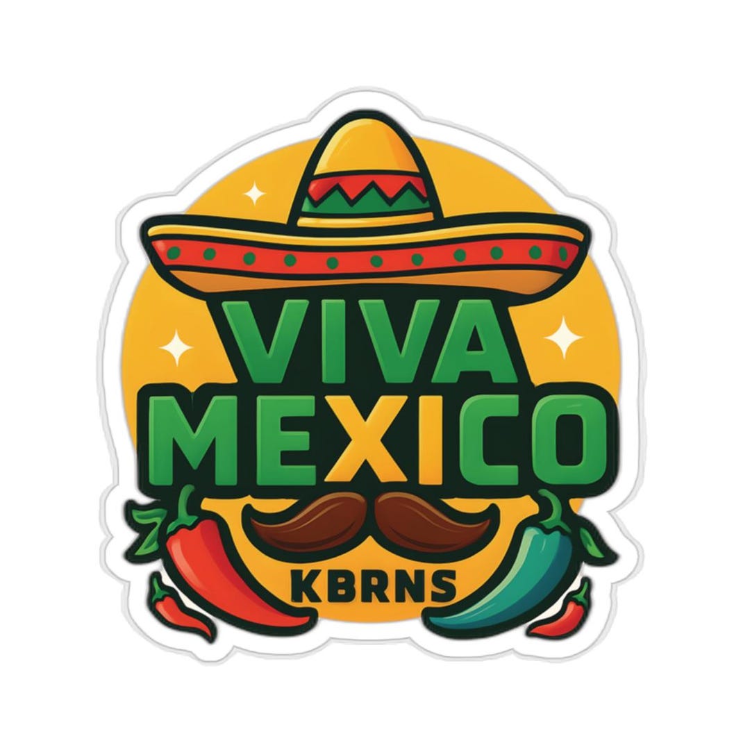Viva Mexico Die-cut Stickers: Mexican Culture Decals - Etsy