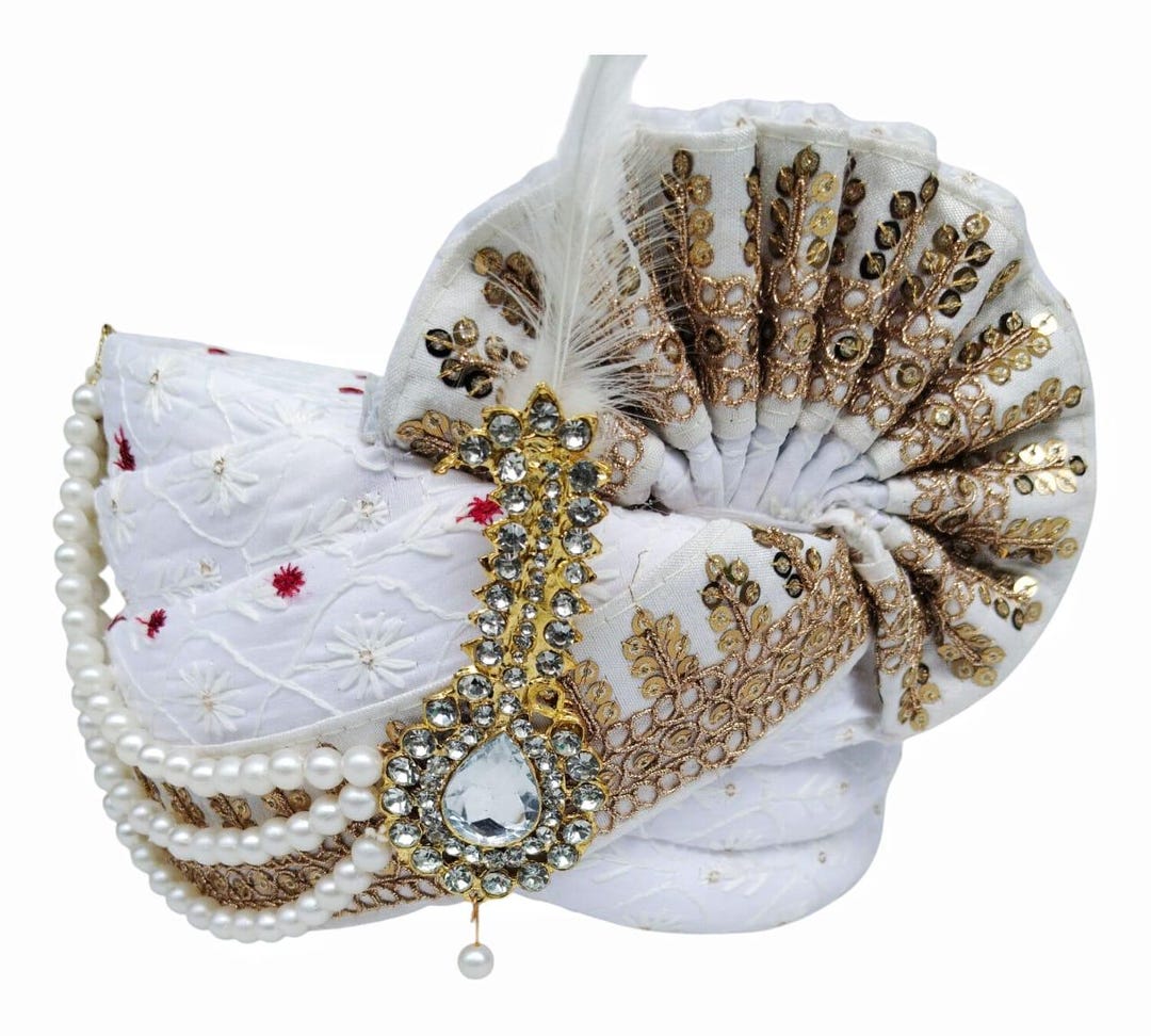 Handmade Wedding Turban for Men - Traditional Indian Pagdi - Etsy
