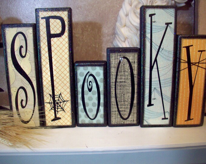 Spooky Halloween Blocks - Etsy