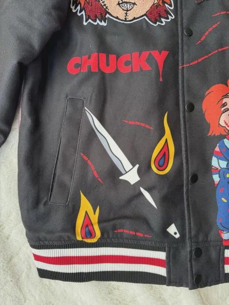 Chucky Horror Varsity Jacket | Men Women Bomber Halloween Gift - Etsy UK
