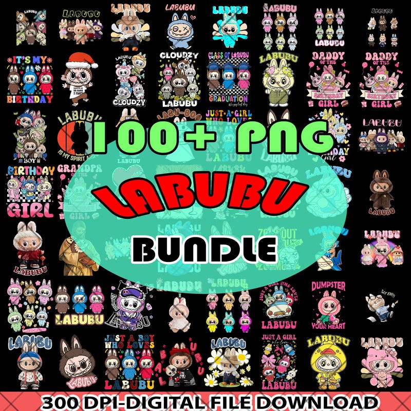 Labubu Vector - Etsy