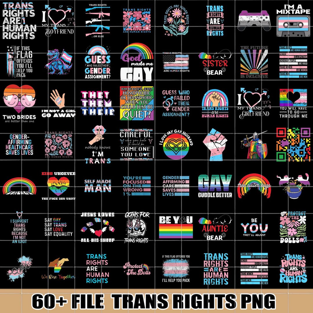60+ File Trans Rights Bundle Png, Trans Rights Png, Trans Pride Png ...