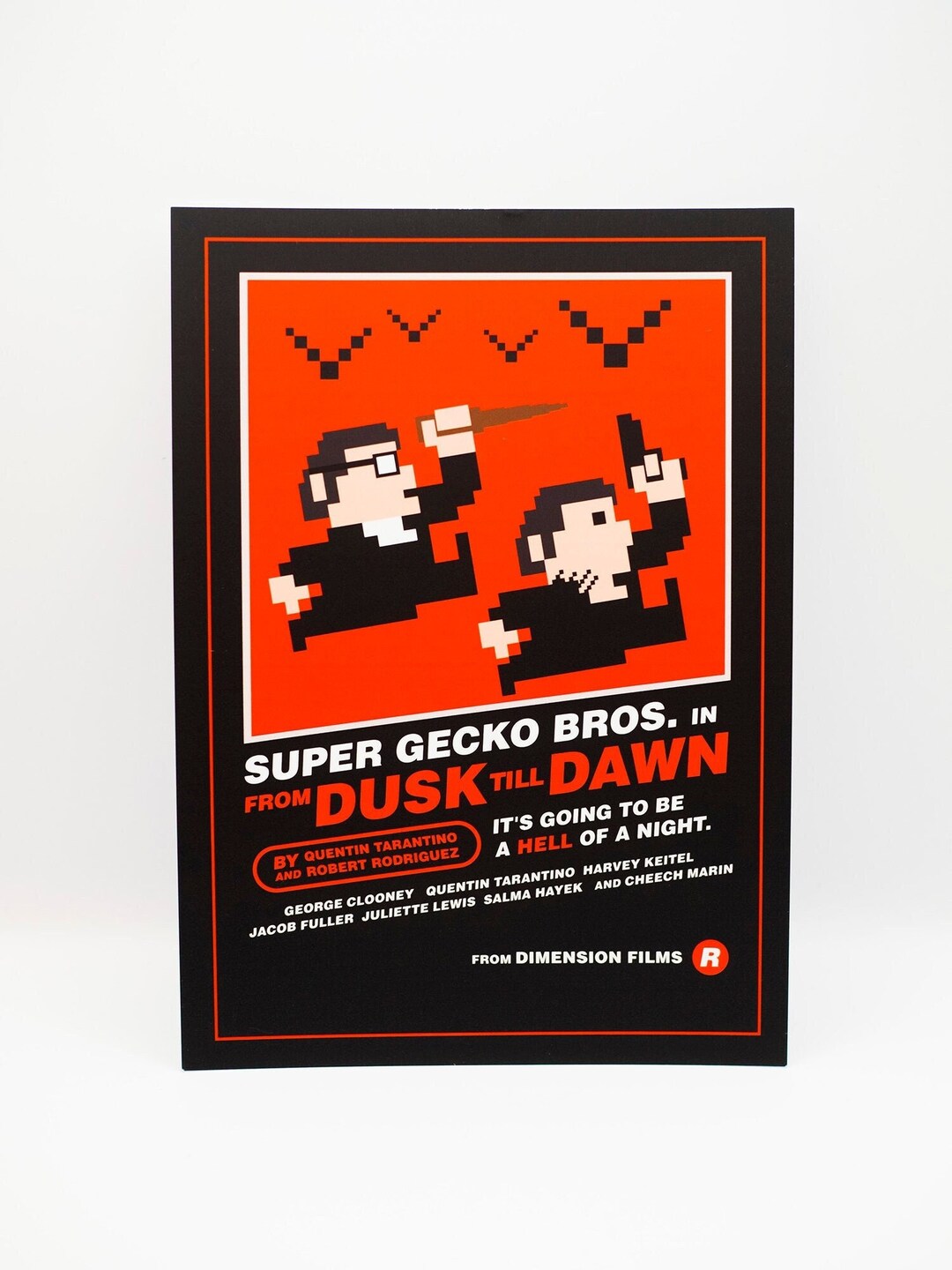 8-bit NES Style - From Dusk Till Dawn - 5x7 Print - Etsy