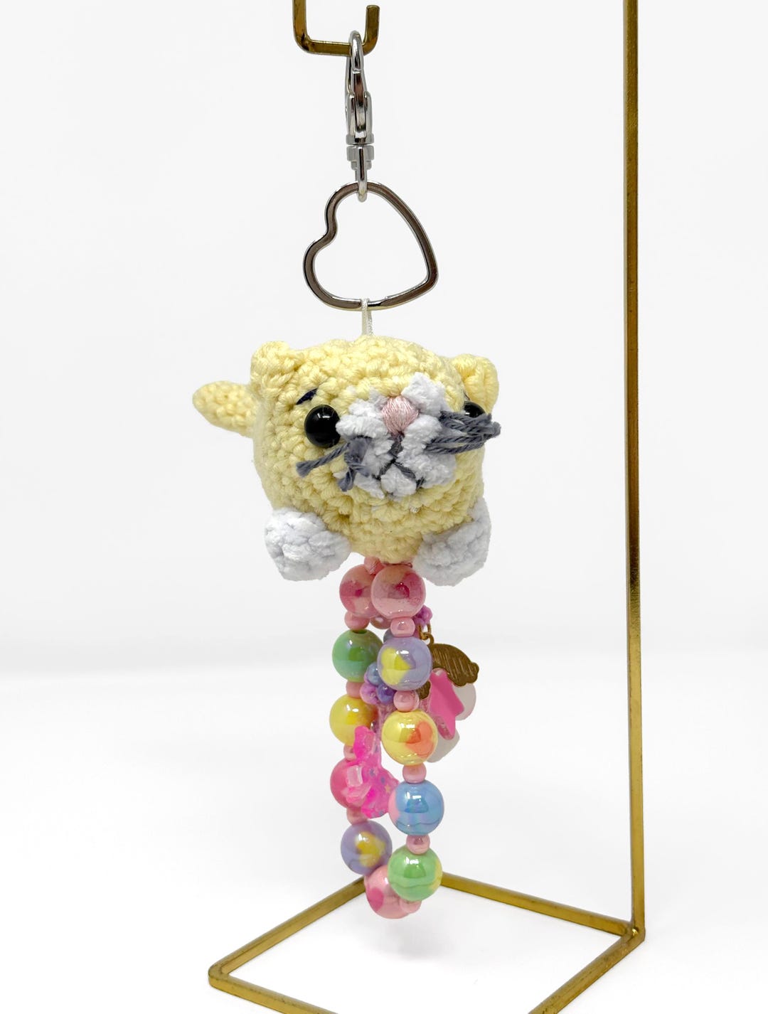 KIKI the Amigurum CAT KEYCHAIN - Etsy