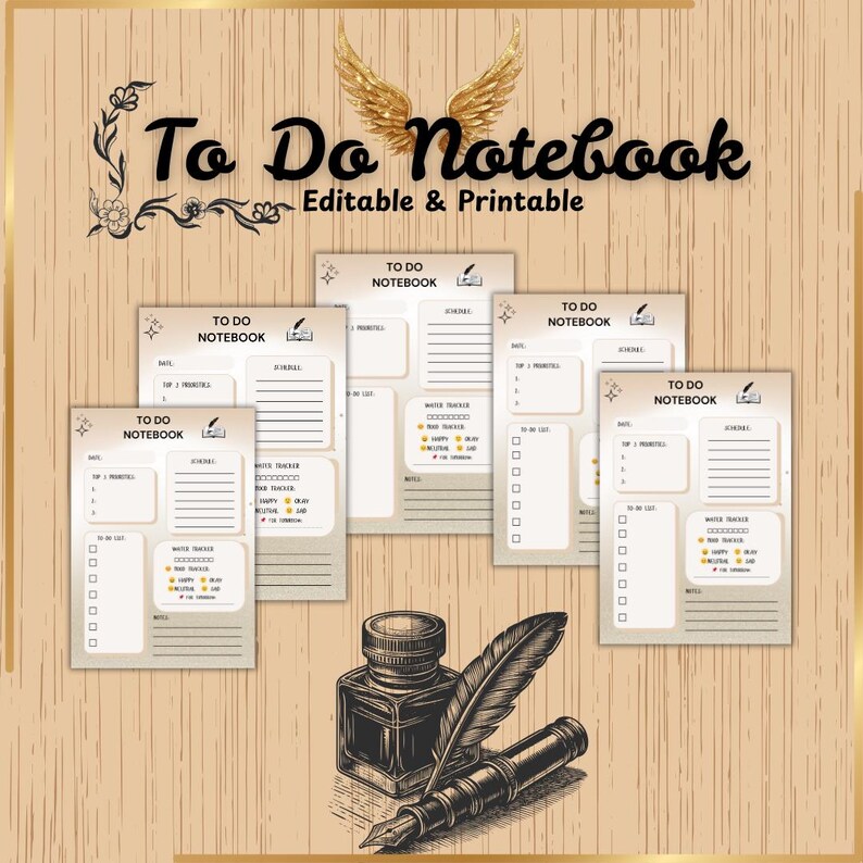 Editable to Do List | Daily Planner PDF | Minimal Task Organizer ...