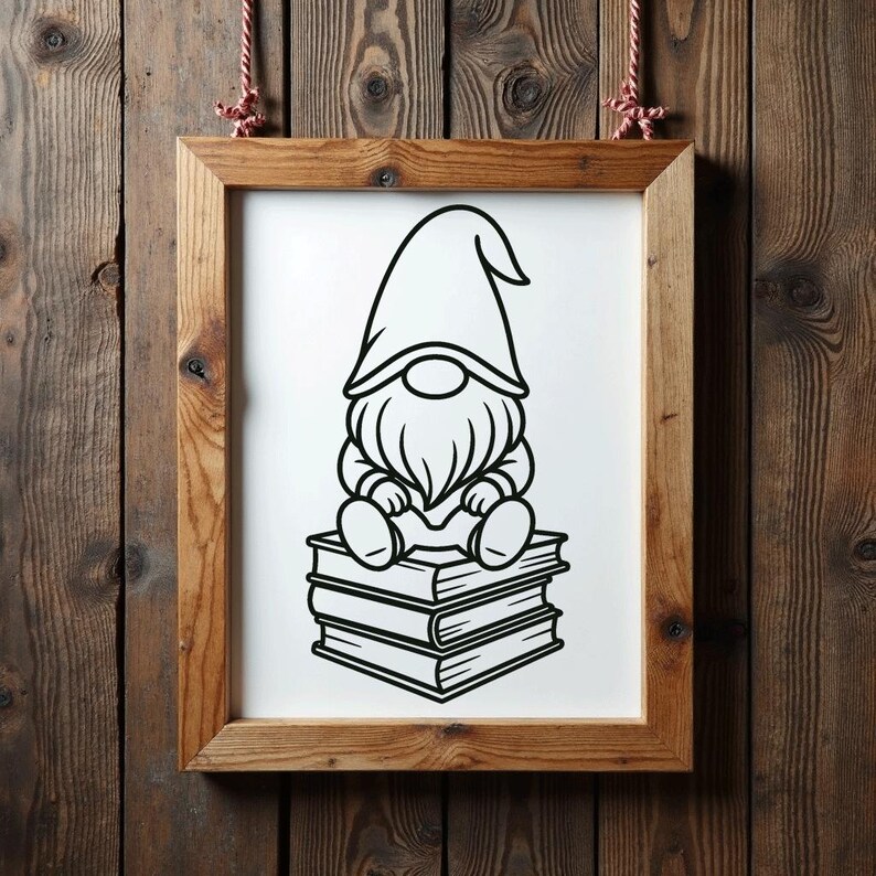 10 Everyday Gnomes - SVG & PNG - Transparent Backgrounds - Etsy