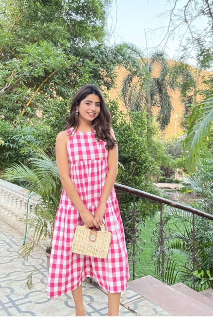 Handmade Red Gingham Cotton Sundress | Sleeveless Picnic Dress - Etsy