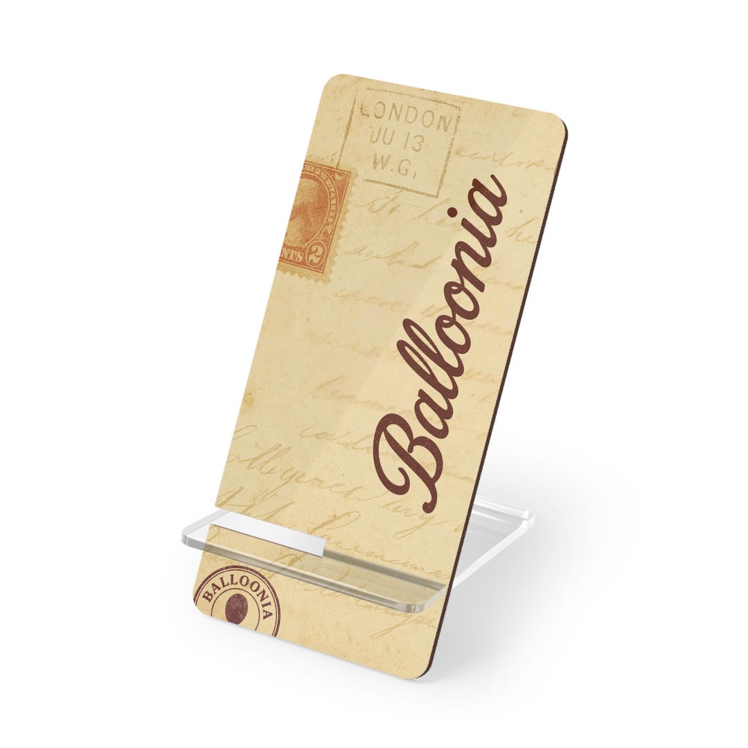 Balloonia Classic Logo, Smartphone Display Stand, Modern Mobile Holder ...