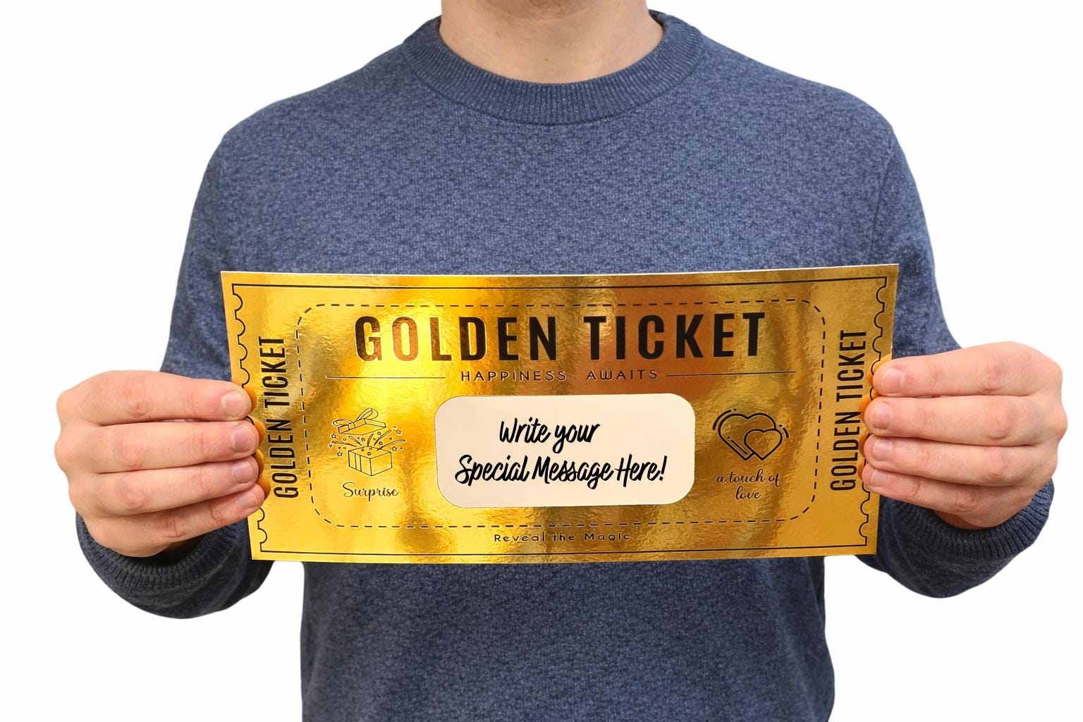 Golden Ticket Scratch off Cards - Surprise Announcement - Etsy