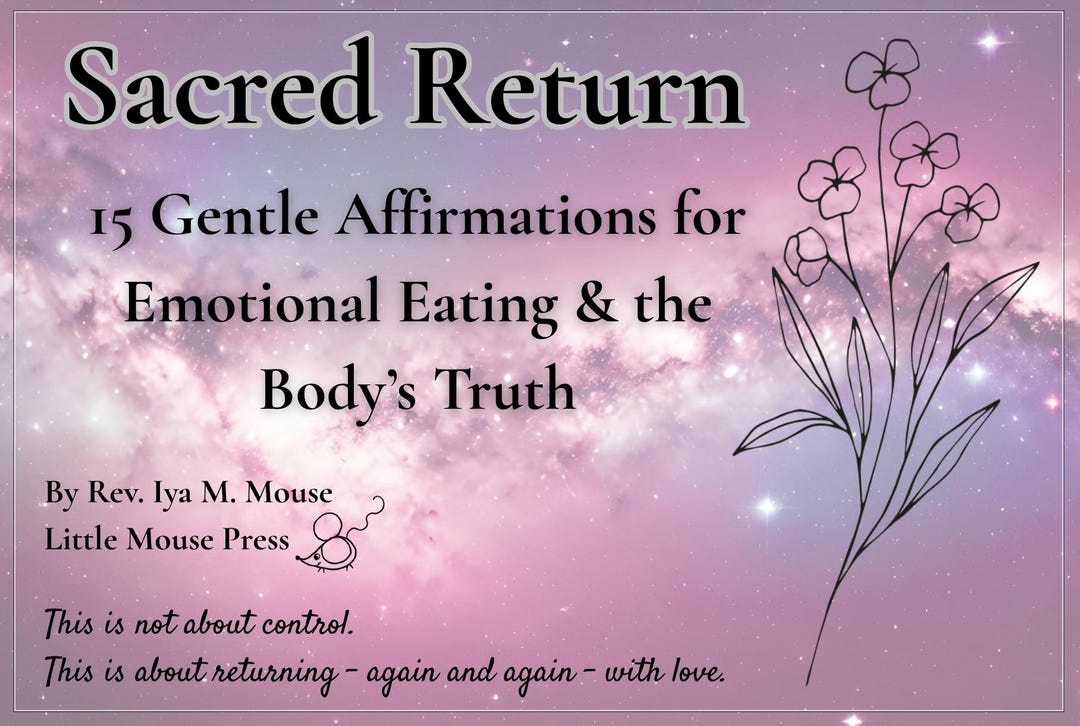 Sacred Return: 15 Printable Affirmation Cards for Emotional Eating ...