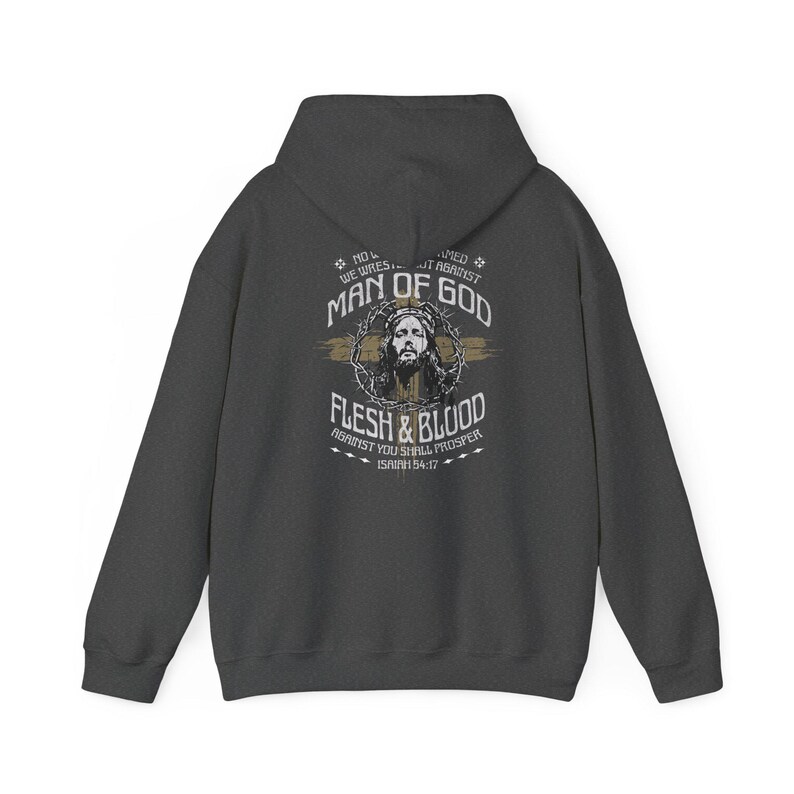 Man of God Christian Hoodie: Religious Gift Sweatshirt - Etsy