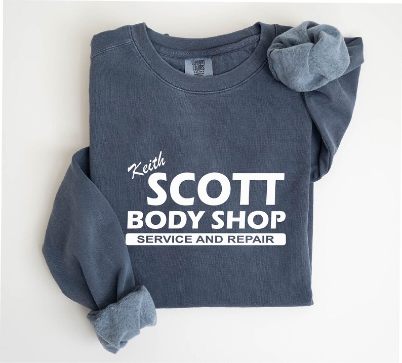 Keith Scott Body Shop Hoodie | Tree Hill Inspired Sweatshirt |90s Retro ...