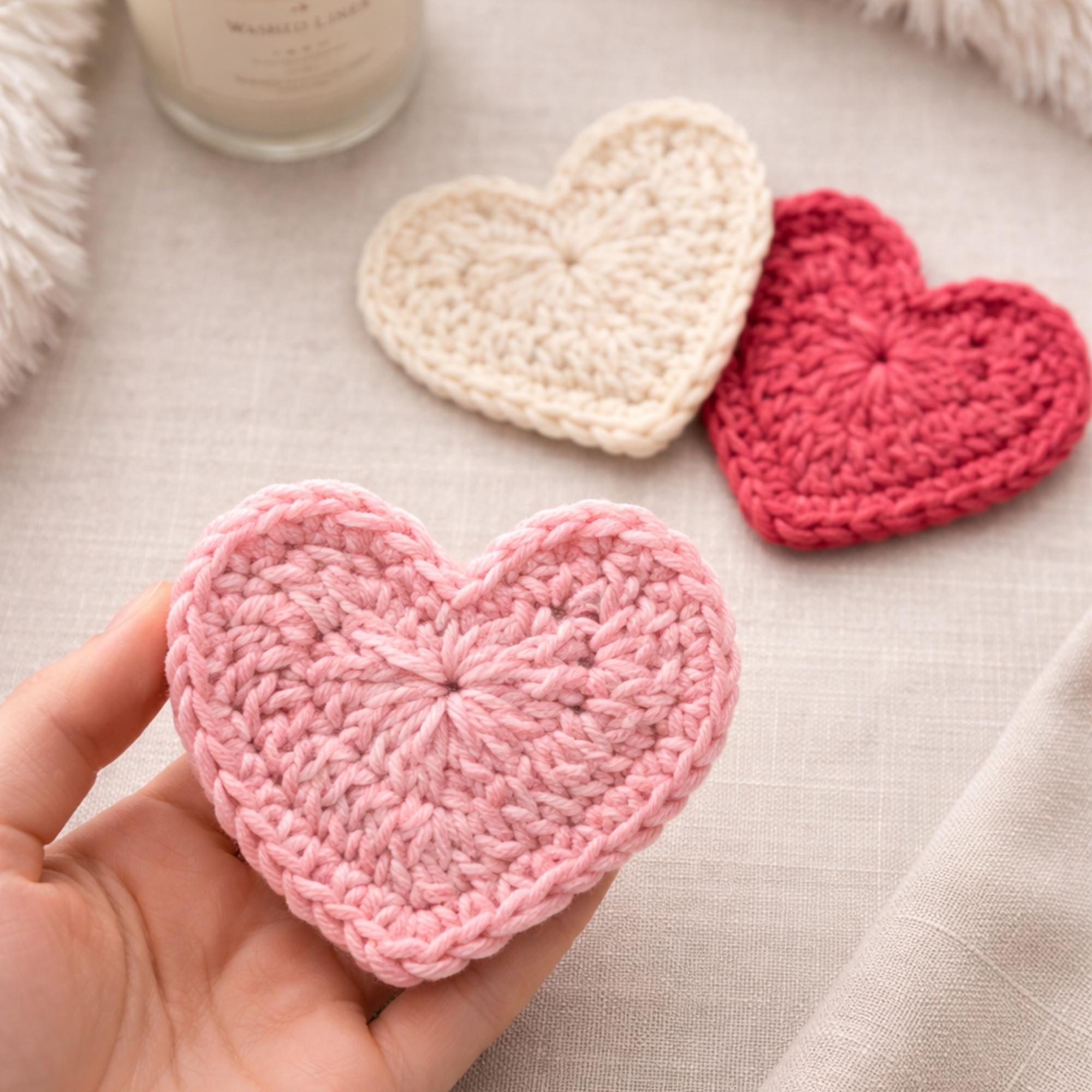 Crochet Heart Pattern PDF | Mini Valentines Heart Tutorials | - Etsy