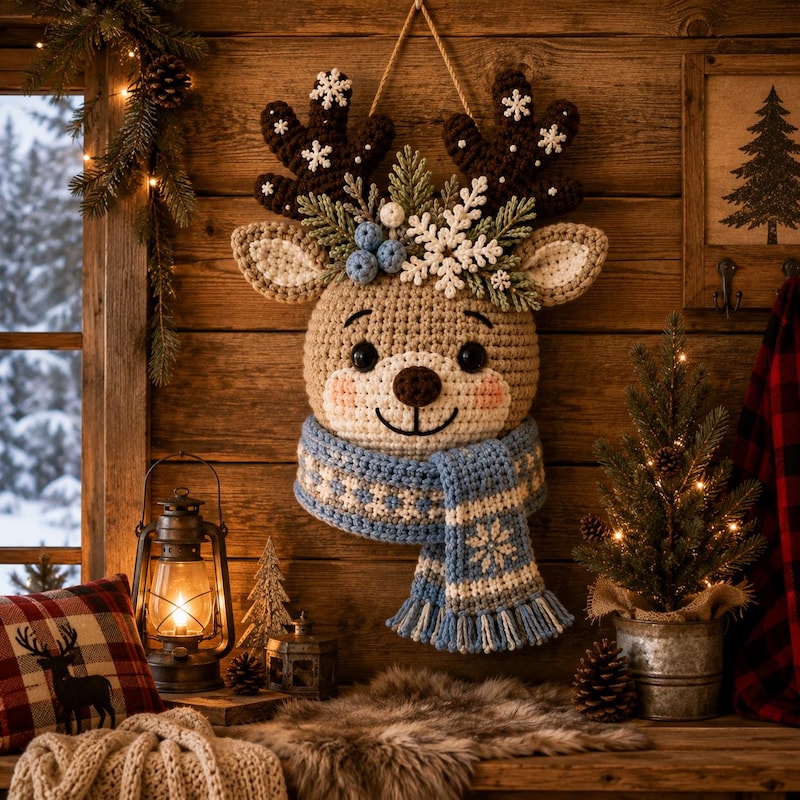 Reindeer Wall Art - Etsy