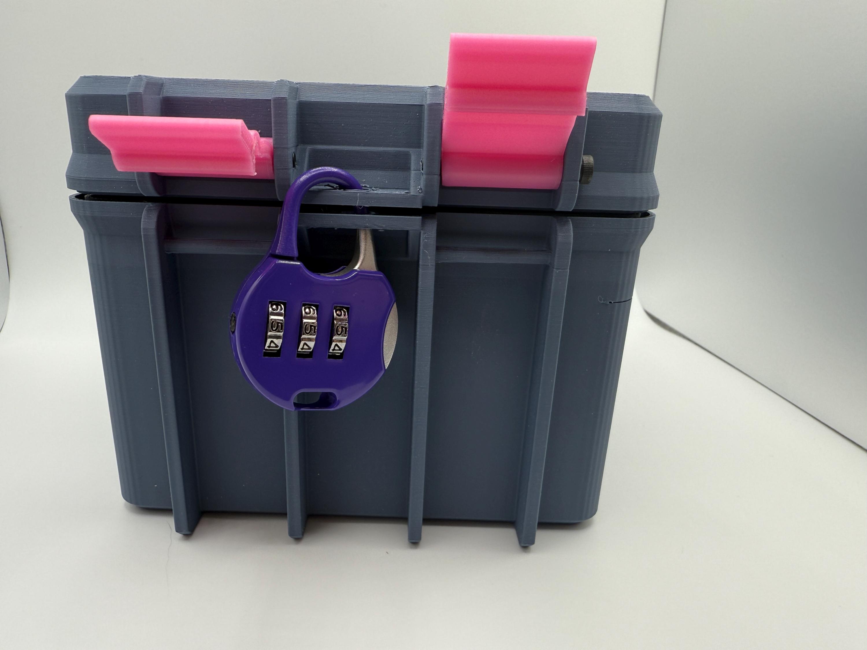 Lockable PLA Storage Container, Rugged Design, Valuables Box - Etsy