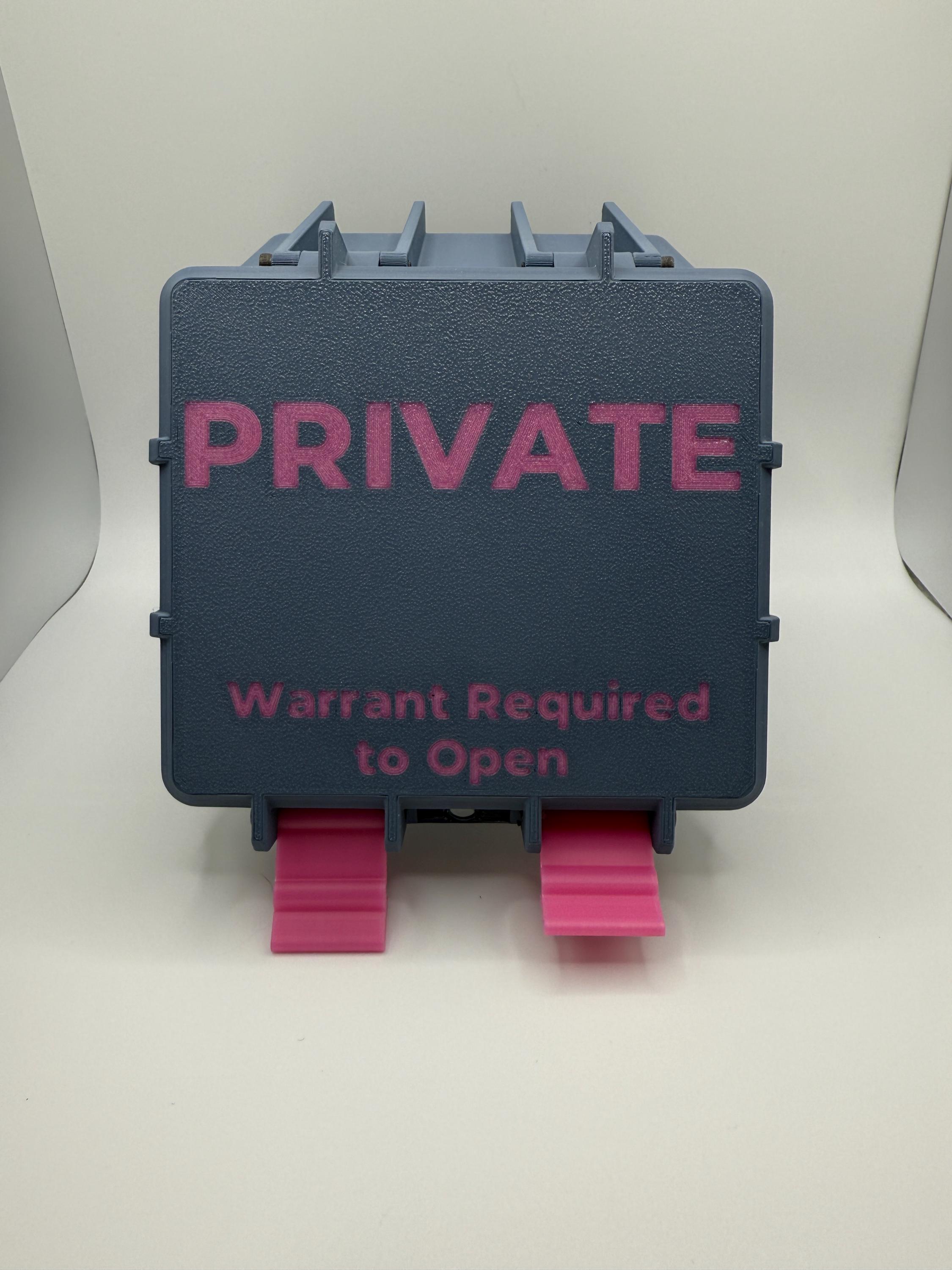 Lockable PLA Storage Container, Rugged Design, Valuables Box - Etsy