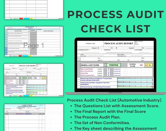 Process Audit Check List (automotive Industry) - Etsy