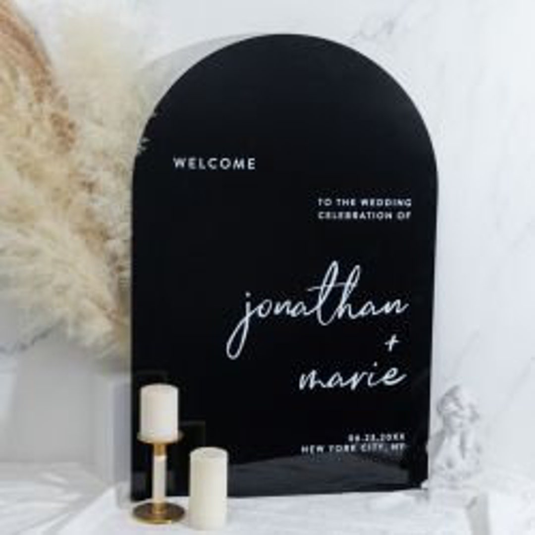 Arch Shaped Welcome Sign - Etsy