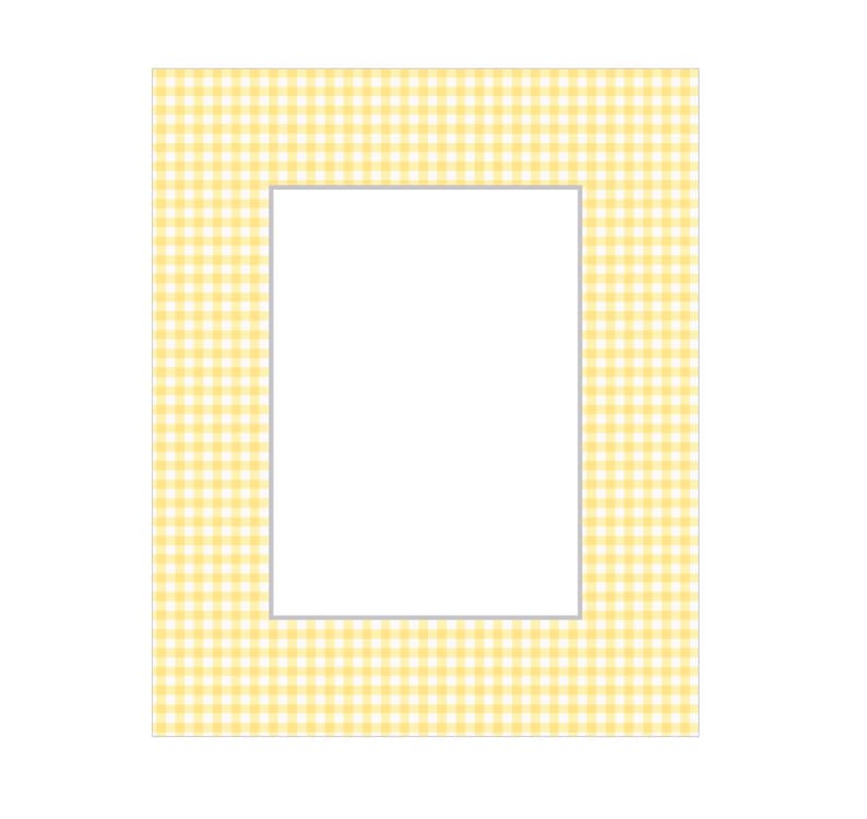 Gingham Picture Frame Needlepoint Chart (digital) - Etsy