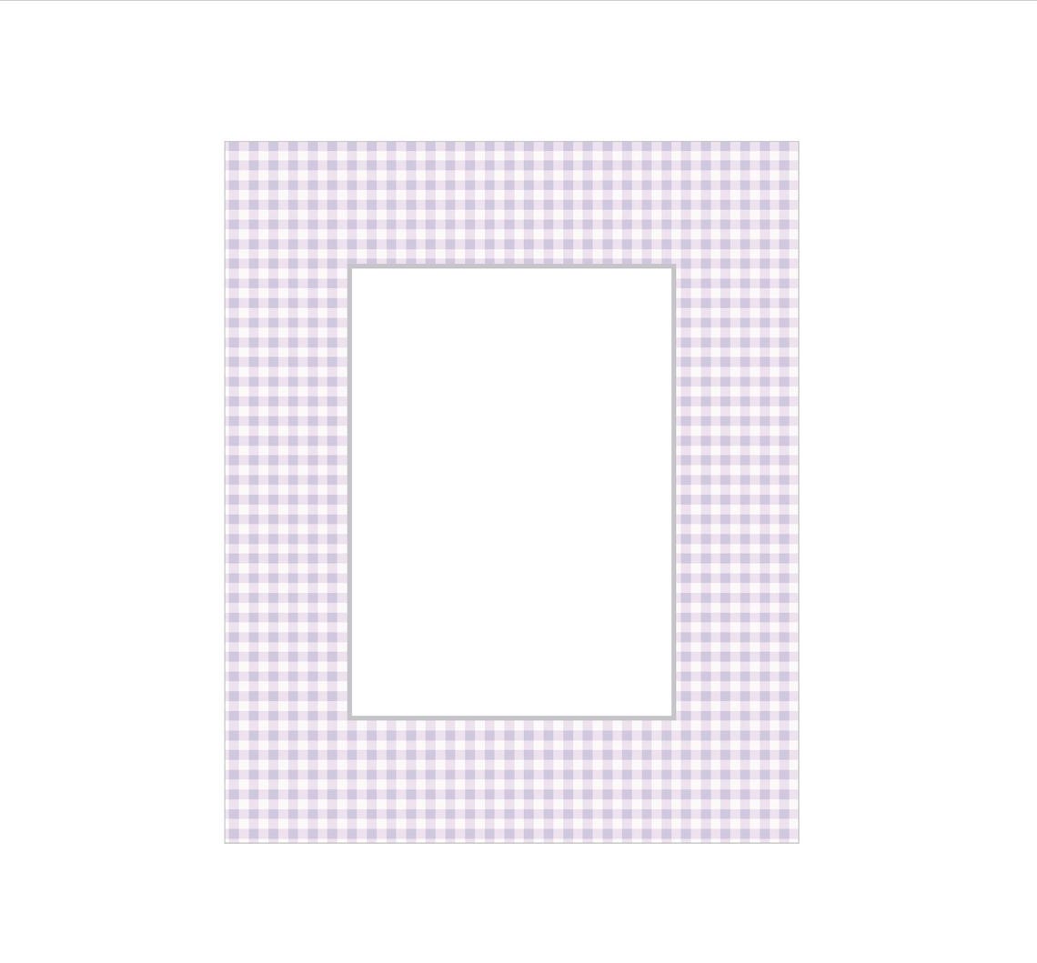 Gingham Picture Frame Needlepoint Chart (digital) - Etsy