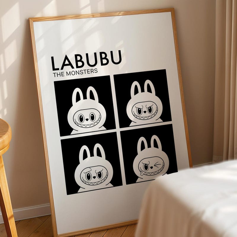 Labubu Poster Print - Etsy