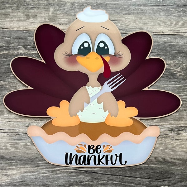 Wooden Turkey Wreath Sign - Etsy