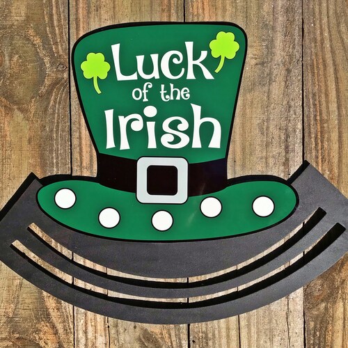 18x15 Luck of the Irish Sign With Rails 211 - Etsy