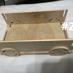 Sweets Cart, Unpainted, Unassembled, Candy Cart, Size 1: 17x12x7", Size ...