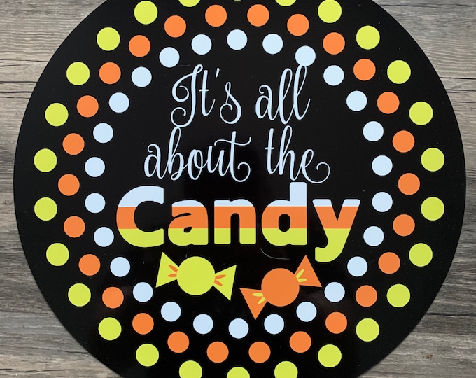 Its All About Candy Corn Sign for Wreath 403 Metal Sign - Etsy