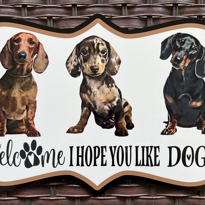 Metal Dachshund Wreath - Etsy