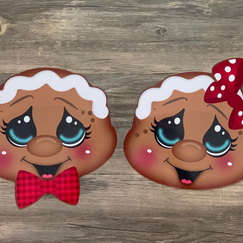 Gingerbread Face - Etsy