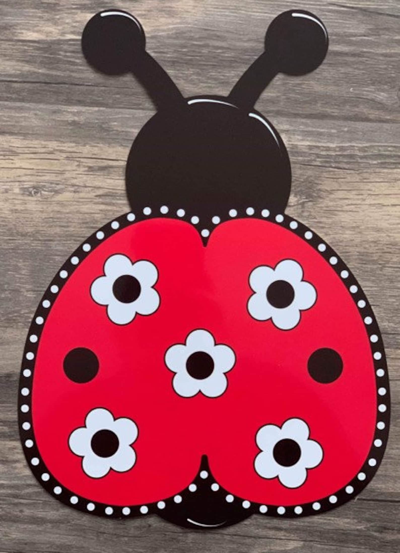 13x9 Ladybug Sign for Wreath 241 Metal Sign Wreath Sign - Etsy