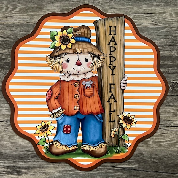 Scarecrow Sign - Etsy