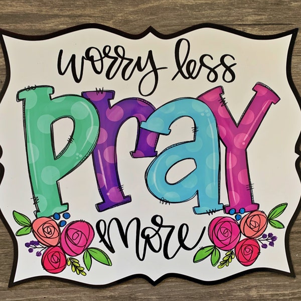Pray Sign - Etsy