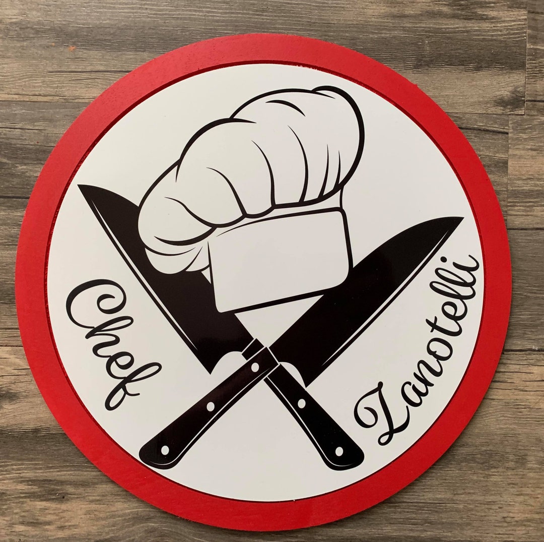 10.5 Chef Sign for Wreath - #266 - Metal Sign - Wreath Sign - Chef ...
