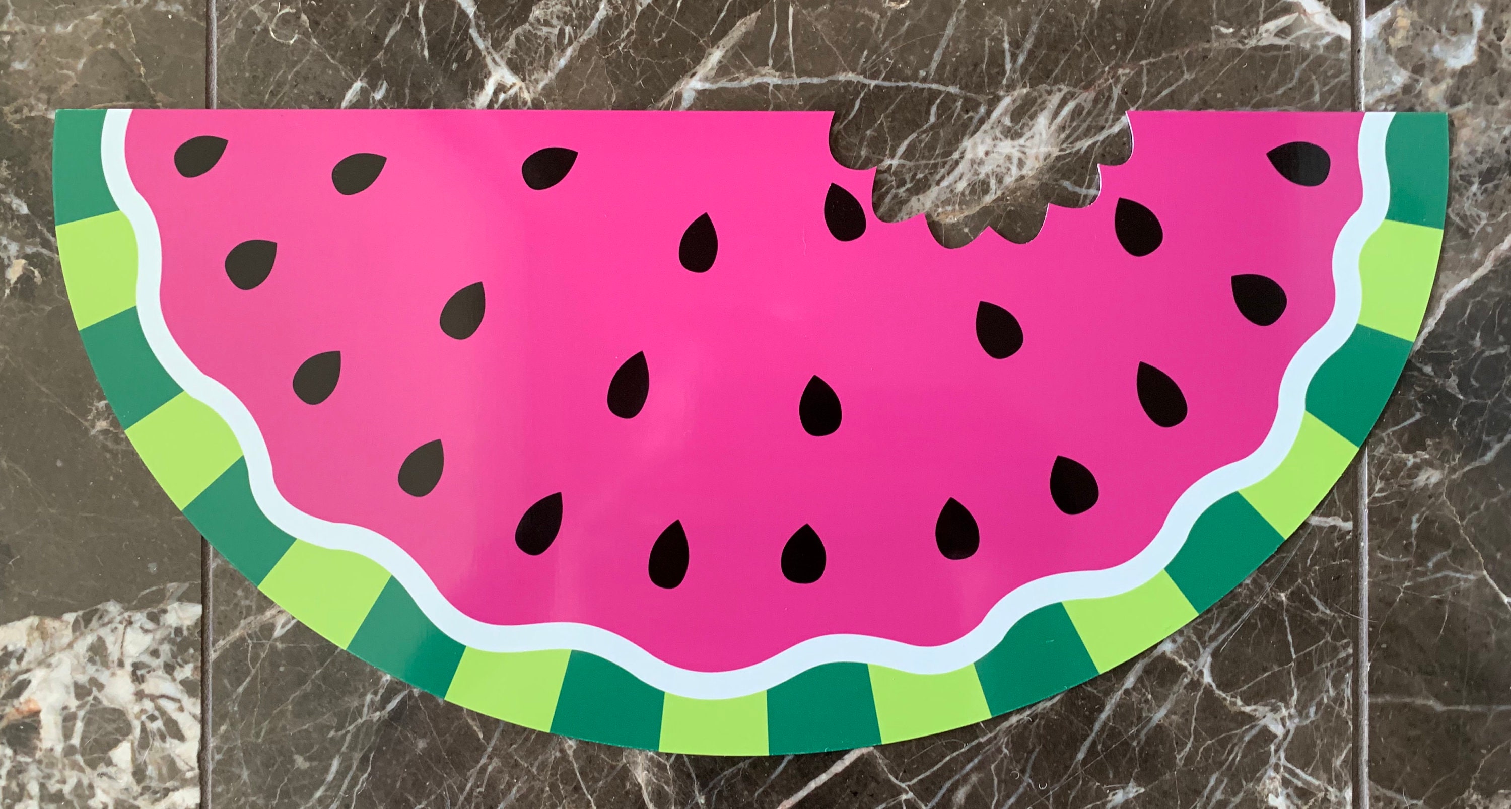 14x7 Watermelon Slice Wreath Sign 326 Wreath Sign Metal Sign Watermelon ...