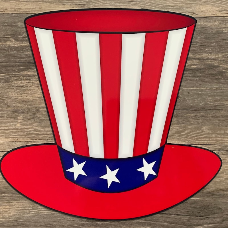 Uncle Sam Top Hat - Etsy